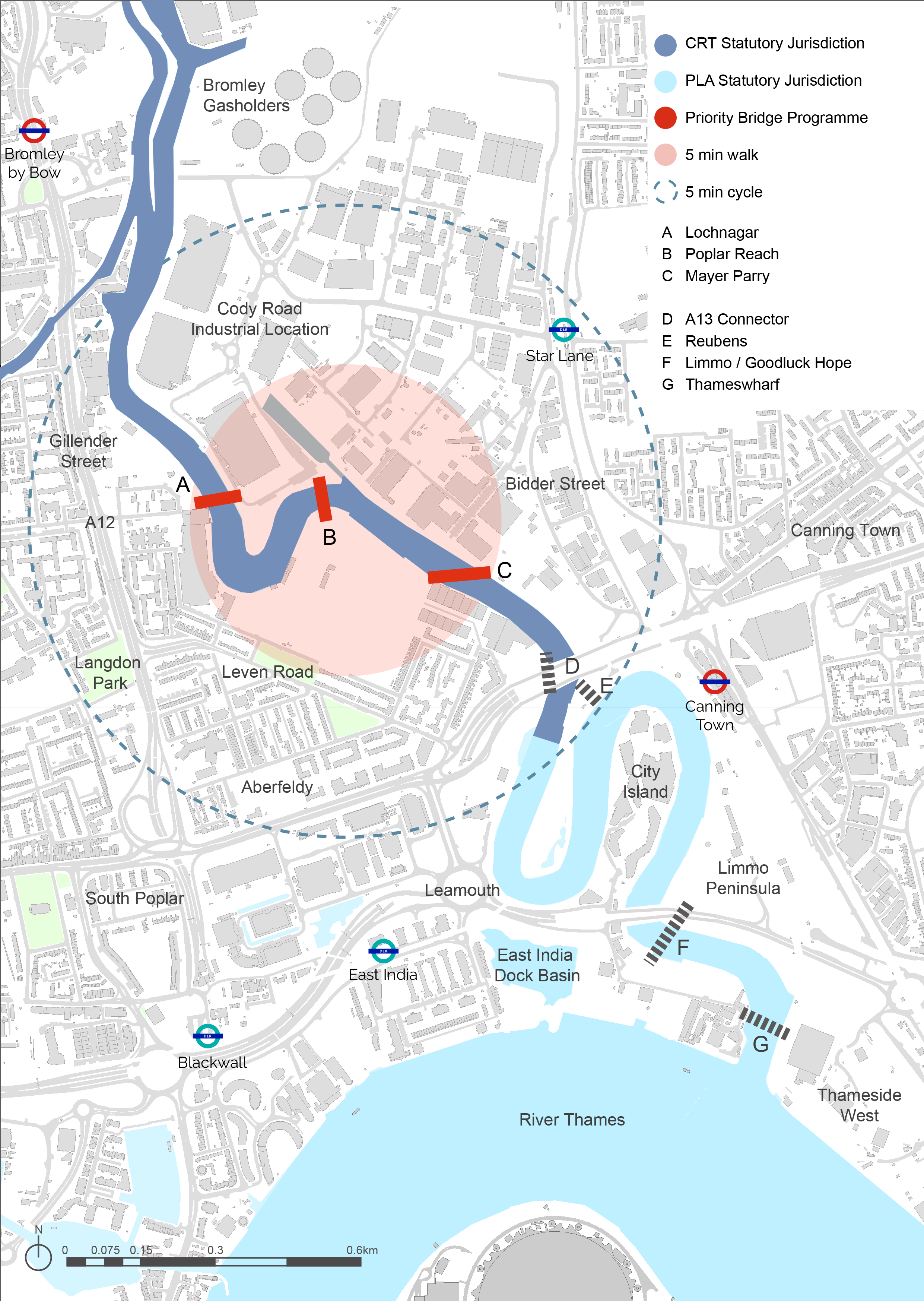Project: Lower Lea Bridges | London Borough of Tower Hamlets